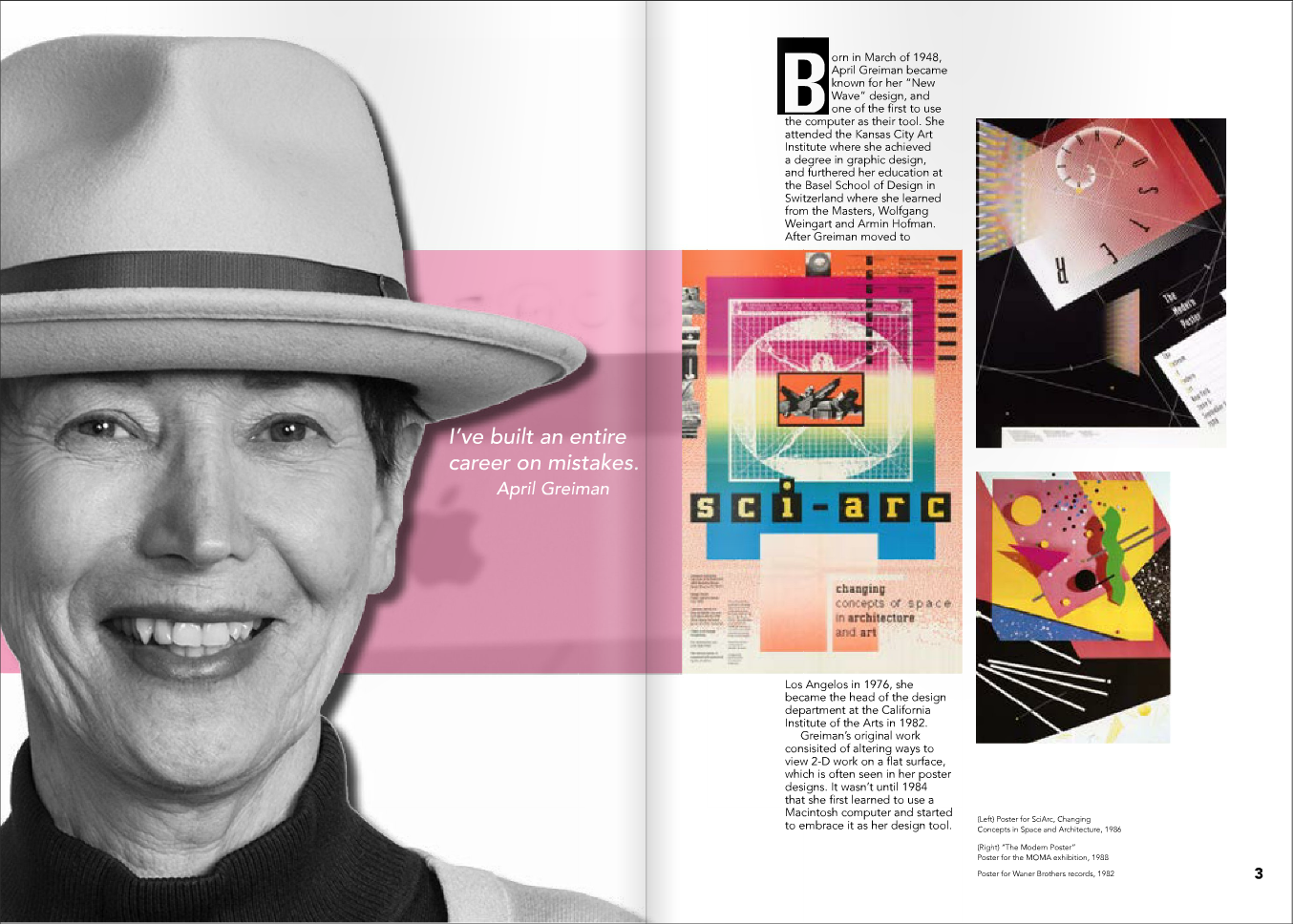 April Greiman | Interaction Design History :: Fall 2020