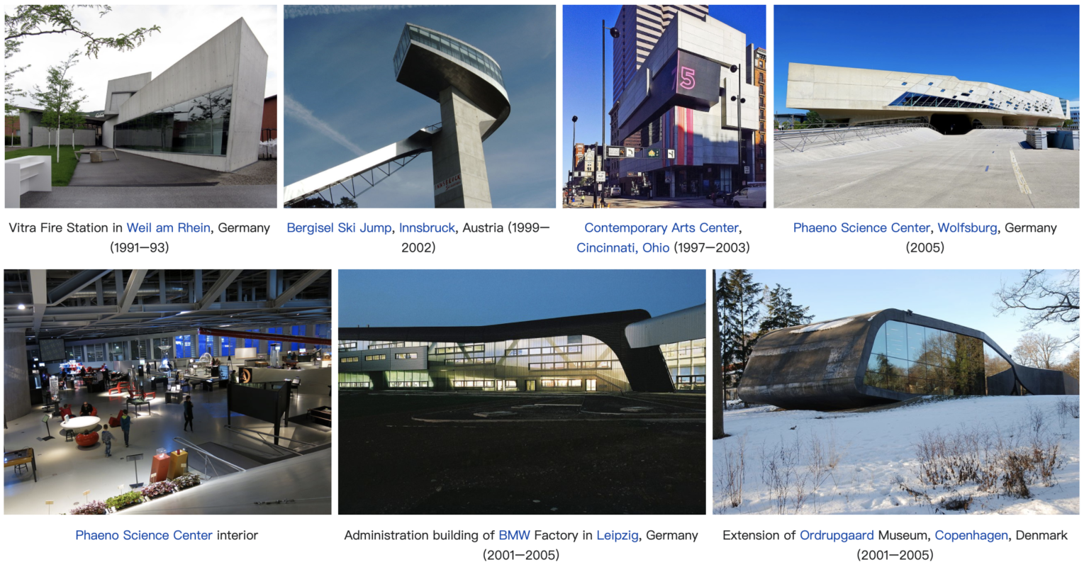 Zaha Hadid Biography | Interaction Design History :: Fall 2020